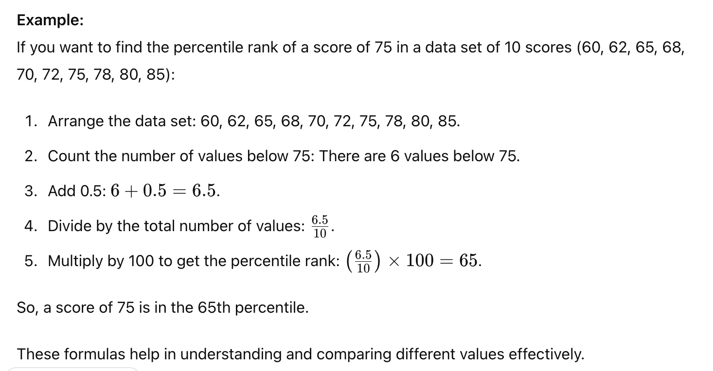 How Percentage is different from Percentile?